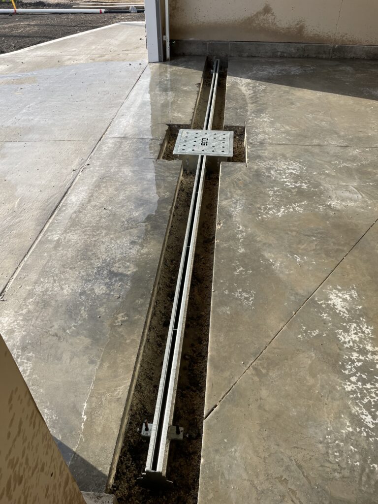 Existing Concrete Drain Install - Canadian Drain Systems